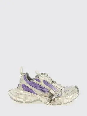 Balenciaga 3xl Used Mesh And Rubber Sneakers - Violet
