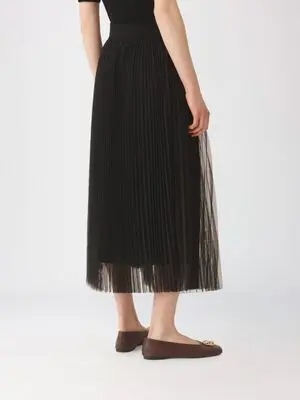 Fabiana Filippi Pleated Tulle Skirt