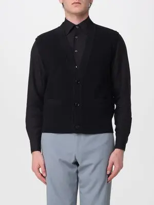 LARDINI Knit Vest - Black