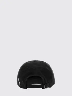 JIL SANDER Cotton Twill Baseball Cap With Embroidered Logo - Black