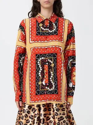 ALESSANDRO ENRIQUEZ Printed Cotton Shirt - Red