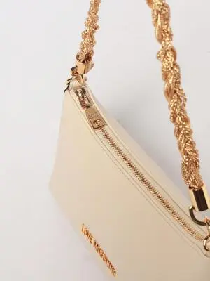 Moschino Faux Leather Bag - Ivory
