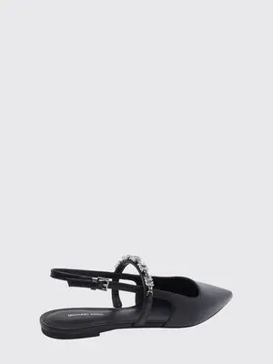 Michael Kors Dina Flex Leather Slingback Ballerinas
