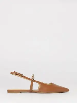 Michael Kors Dina Flex Leather Slingback Ballerinas
