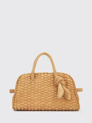Jacquemus Le Turismo Woven Suede Bag - Camel