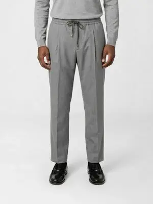 BRIGLIA 1949 Wool Drawstring Trousers - Grey