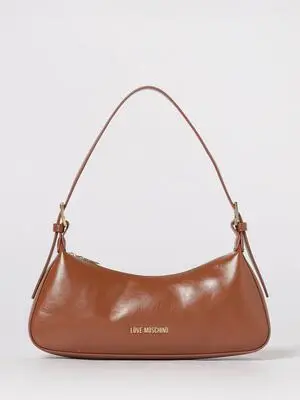 Moschino Faux Leather Bag - Brown