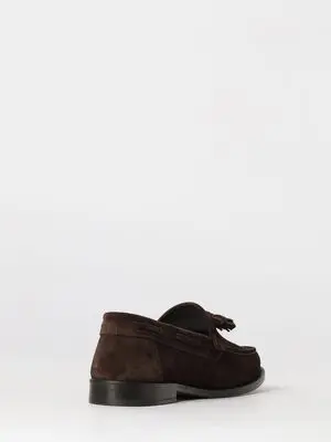 Corneliani Suede Loafers With Tassels