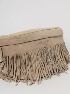 VIC MATIE Suede Bag With Fringes