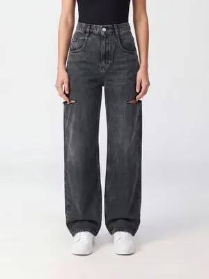 MAISON MARGIELA Maison Margiela Black Wash Wide Leg Jeans Black