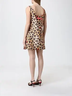 ALESSANDRO ENRIQUEZ Leopard Print Mini Dress