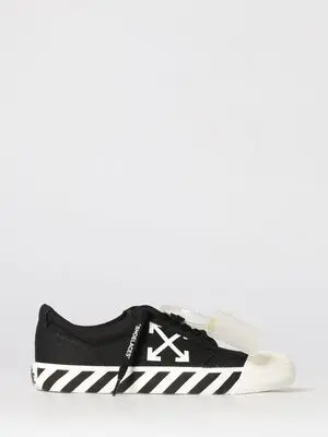 Off-White Vulcanized Canvas Sneakers - Black