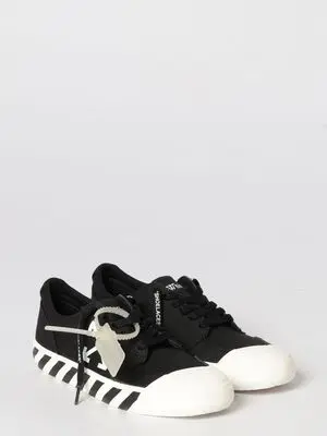 Off-White Vulcanized Canvas Sneakers - Black