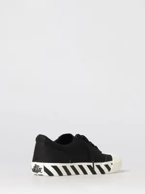 Off-White Vulcanized Canvas Sneakers - Black