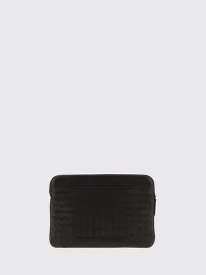 Bottega Veneta Getaway Intrecciato Leather Document Holder - Silver