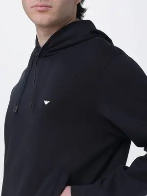 Emporio Armani Cotton Hooded Sweatshirt