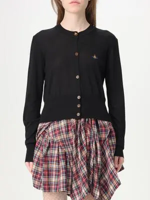 VIVIENNE WESTWOOD Orb Logo Cardigan - Black