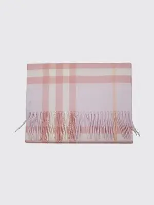 Burberry Check Print Cashmere Scarf - Pink