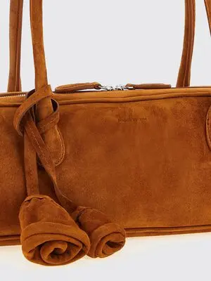 Magda Butrym Brigitte Trapeze Suede Leather Bag