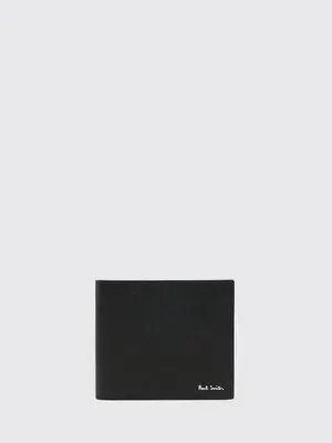 Paul Smith Bifold Leather Wallet With Interior Graphic Print