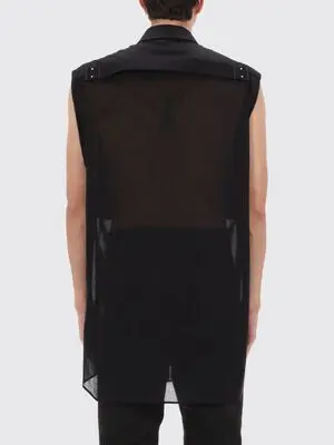 Rick Owens Sleeveless Cotton Shirt