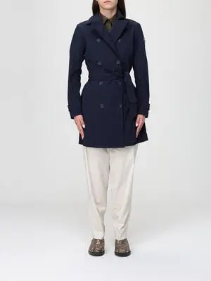 COLMAR Double-breasted Polyester Trench Coat - Blue