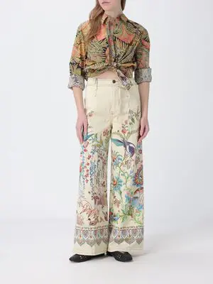 Etro Paisley Print Stretch Cotton Shirt