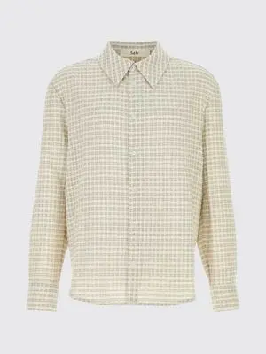 Séfr Checked Cotton Blend Shirt