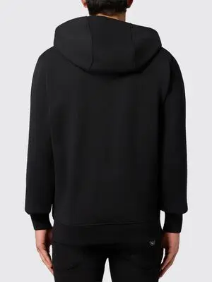 Philipp Plein Cotton Zip Up Hoodie - Black