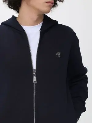 Philipp Plein Cotton Zip-up Hoodie
