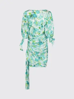 Chloé Floral Print Silk Mini Dress - Multicolor