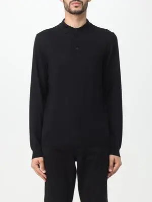BOSS Long Sleeve Polo Shirt - Black 1