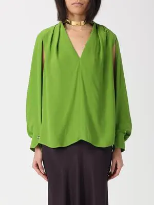 Elisabetta Franchi Georgette Blouse - Green