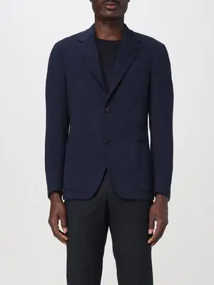 LARDINI Single-breasted Jacket - Blue