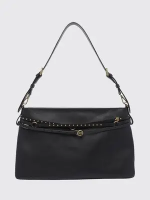 Pinko Leather Belt Bag With Stud Embellishments - Black