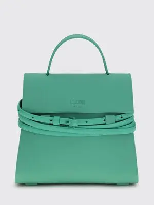 Moschino Tie Me Leather Bag - Green