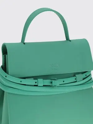 Moschino Tie Me Leather Bag - Green