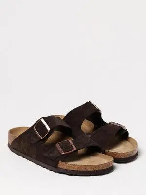 BIRKENSTOCK Arizona Suede Sandals - Black