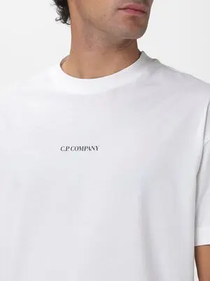 C.P. COMPANY Cotton T-shirt With Logo - White
