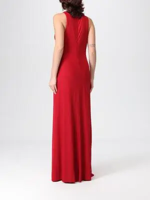 Ralph Lauren Cowl Neck Maxi Dress - Red