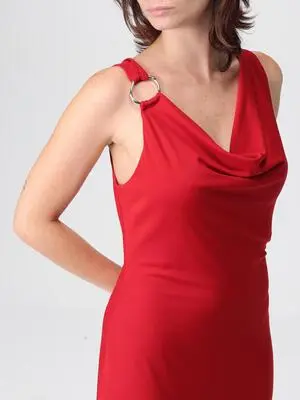 Ralph Lauren Cowl Neck Maxi Dress - Red