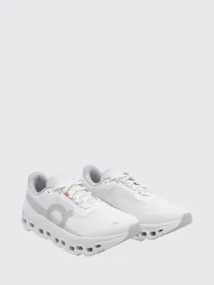 On Cloudmonster Mesh Lace-up Sneakers - White
