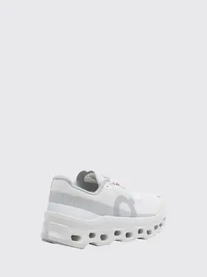 On Cloudmonster Mesh Lace-up Sneakers - White