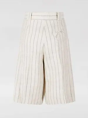 BLAZÉ MILANO Striped Linen Blend Shorts