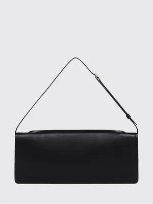 COURREGES Cuff Leather Shoulder Bag With Adjustable Strap