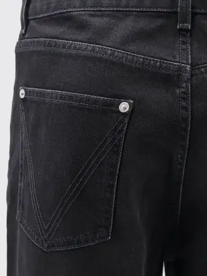 Bottega Veneta Cotton Denim Wide Leg Jeans