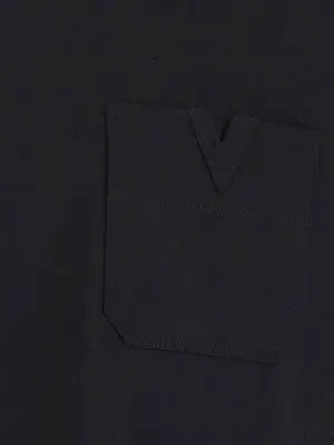 Valentino Garavani Vlogo Signature Cotton-blend T-shirt With Patch Pocket