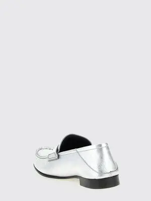 Versace La Medusa Laminated Leather Loafers