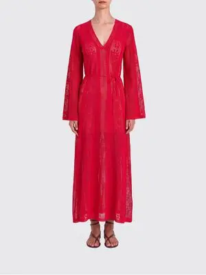 TWINSET Knitted Midi Dress - Red