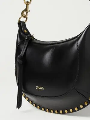 Isabel Marant Étoile Studded Leather Crossbody Bag - Black